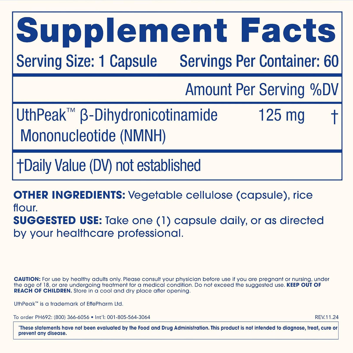 ProHealth NMNH for daily vitality