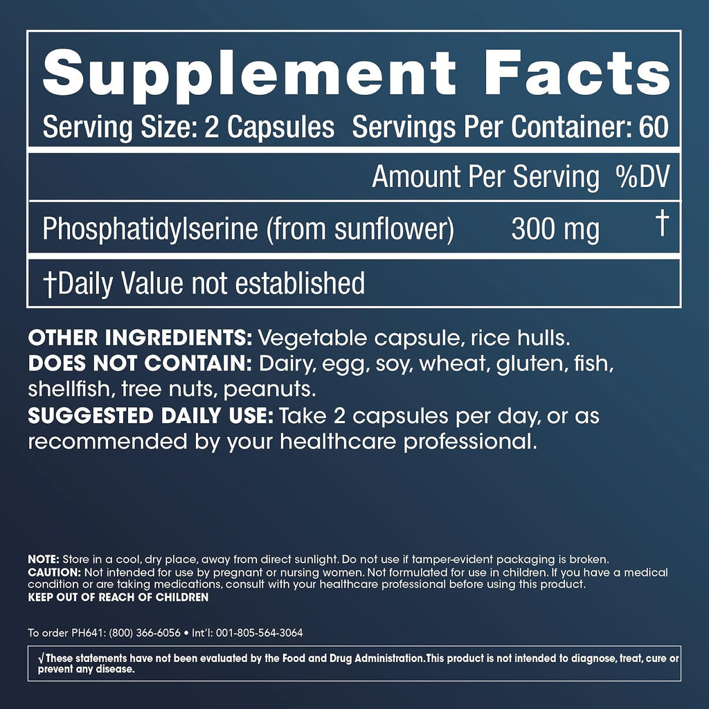 ProHealth Phosphatidylserine stress relief vitamins