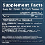 ProHealth taurine capsules for wellness