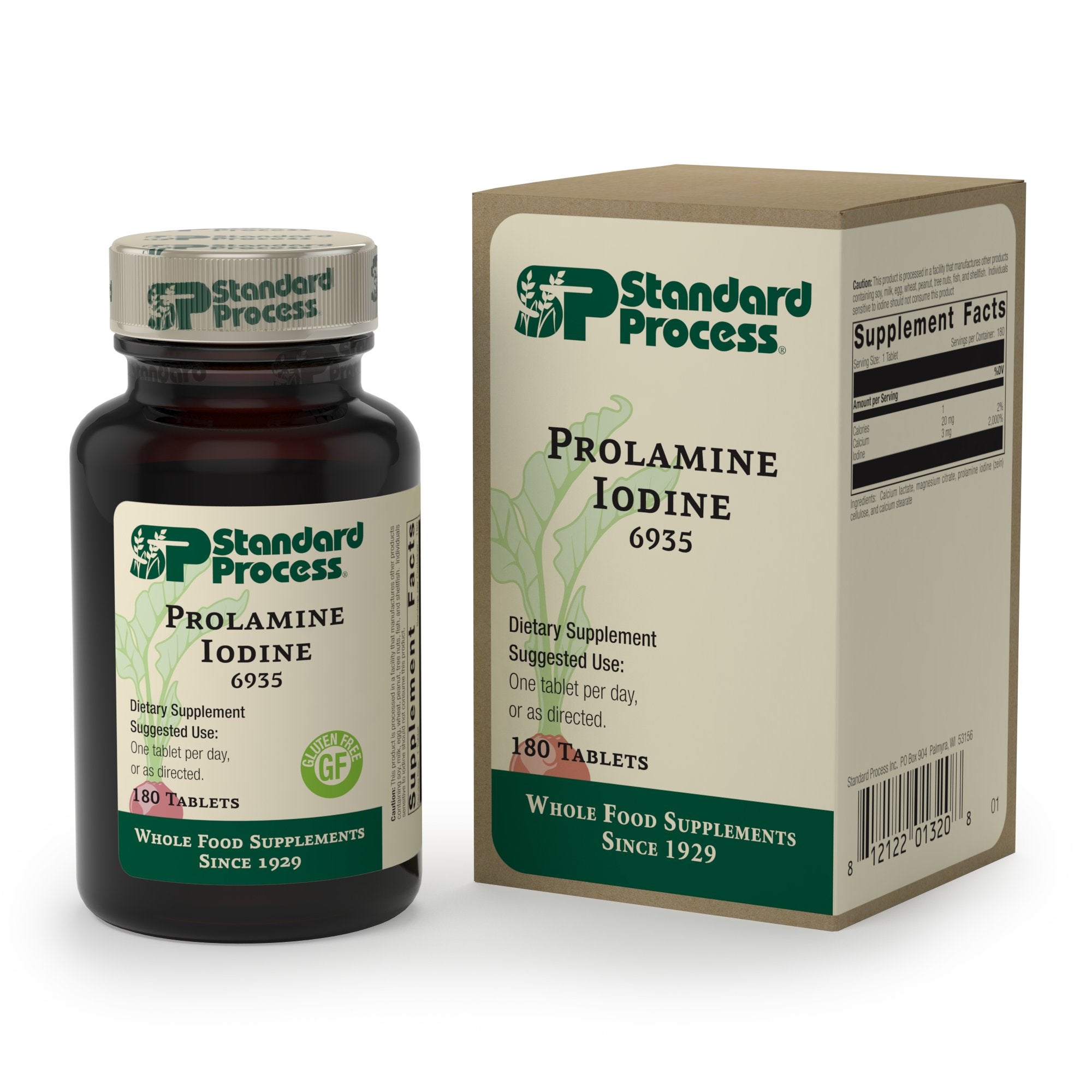 Prolamine iodine for thyroid health