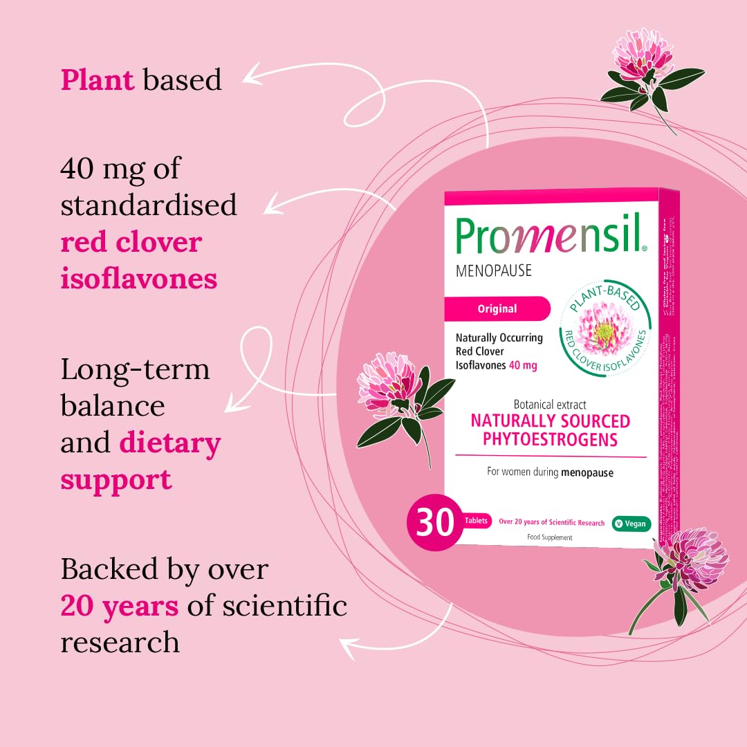 Promensil Red Clover for hot flashes
