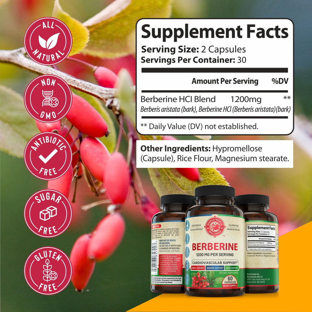 promote balanced blood sugar with Berberine
