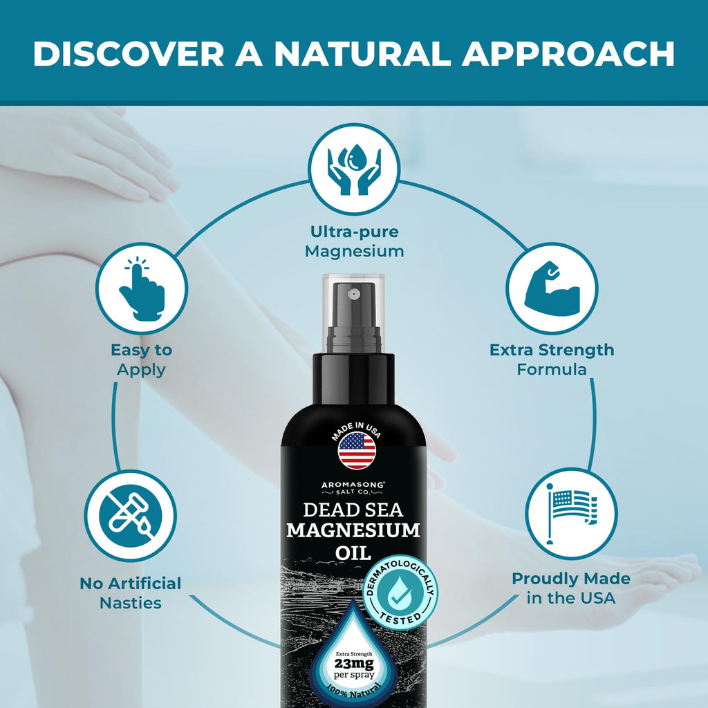 promote calm sleep with magnesium spray