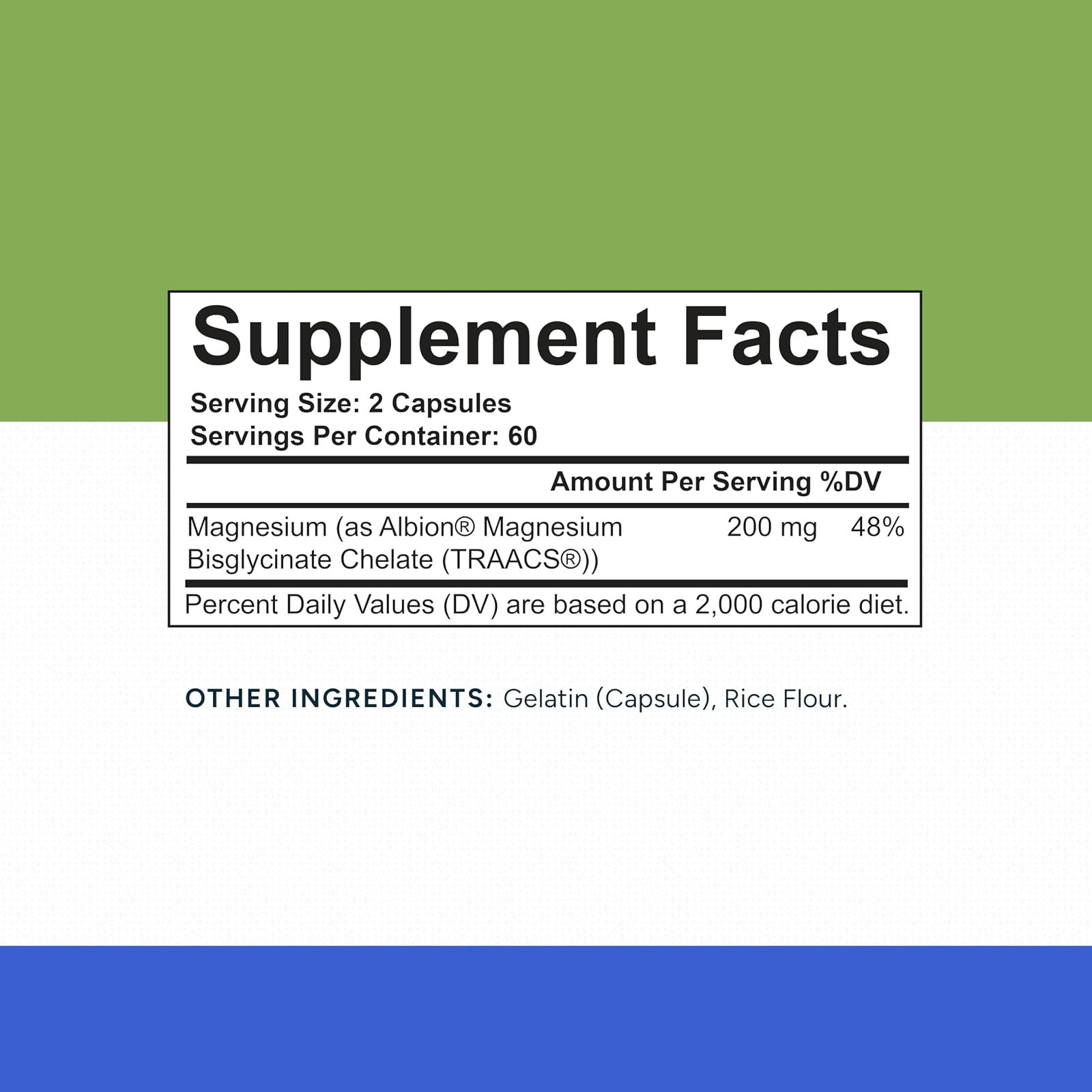 promote calmness with magnesium bisglycinate