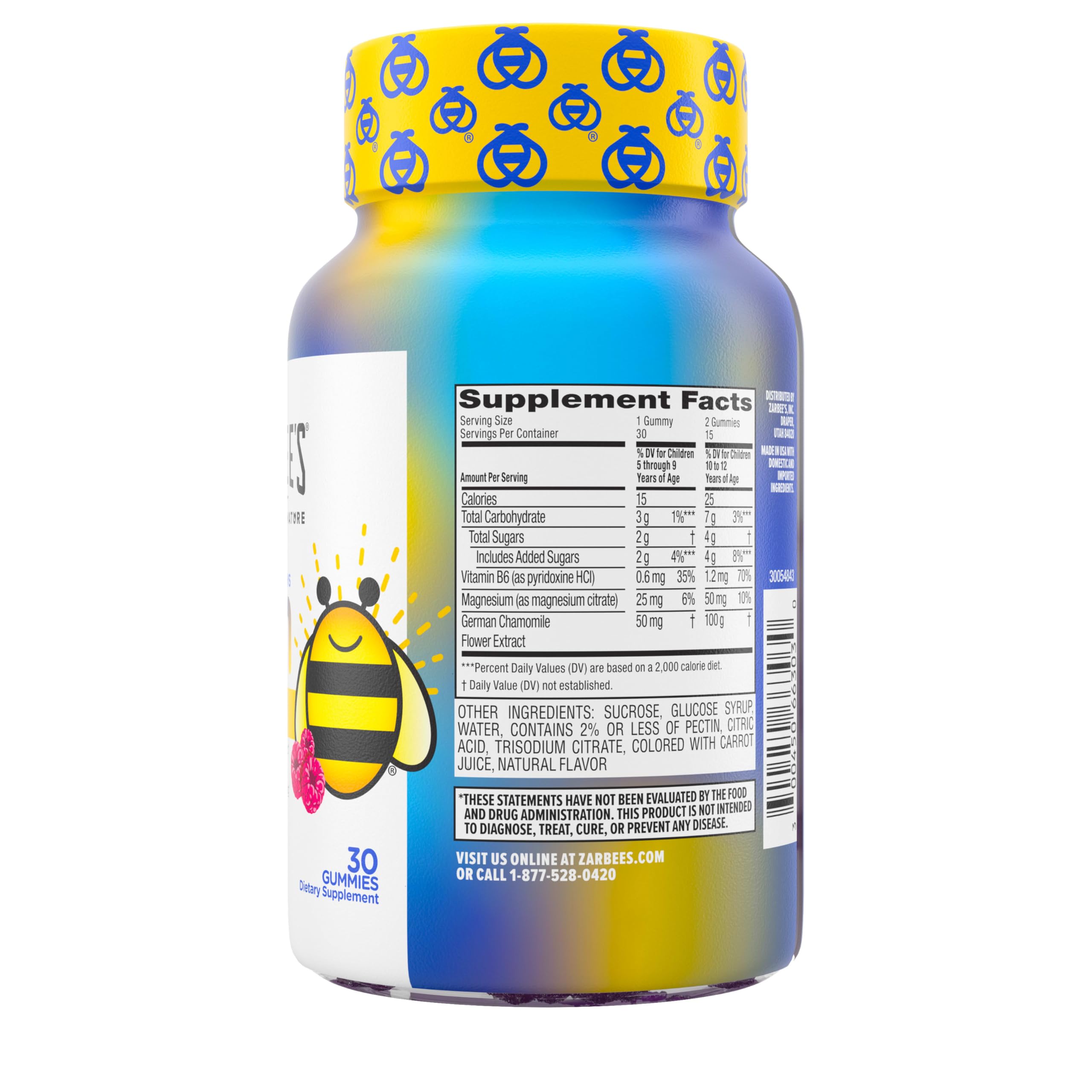 Promote calmness with Zarbee's gummies