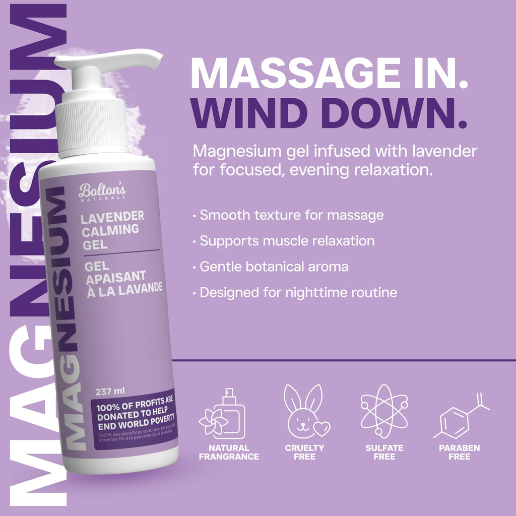 promote deep sleep with magnesium gel