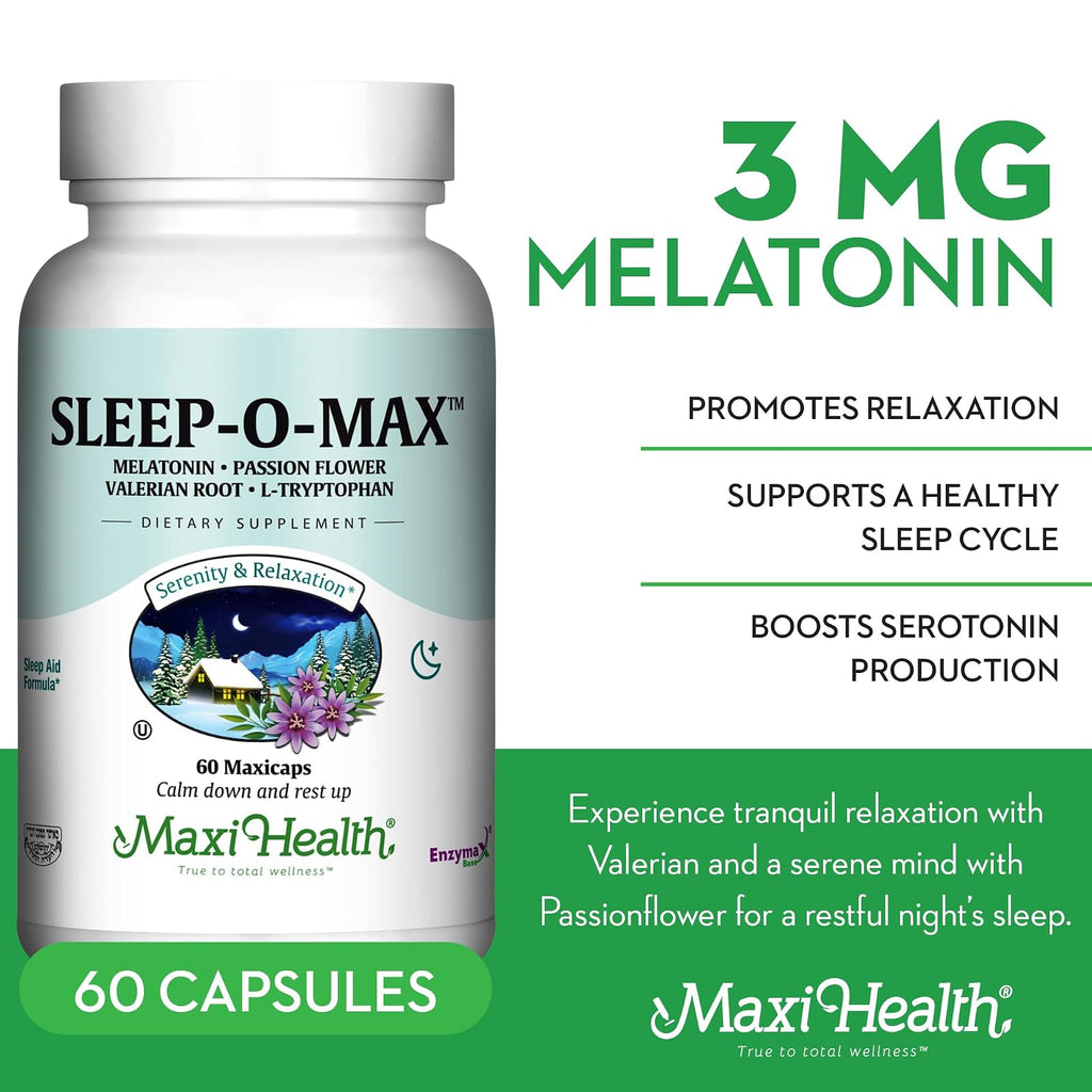 Promote deep sleep with Sleep-O-Max capsules