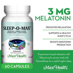 Promote deep sleep with Sleep-O-Max capsules