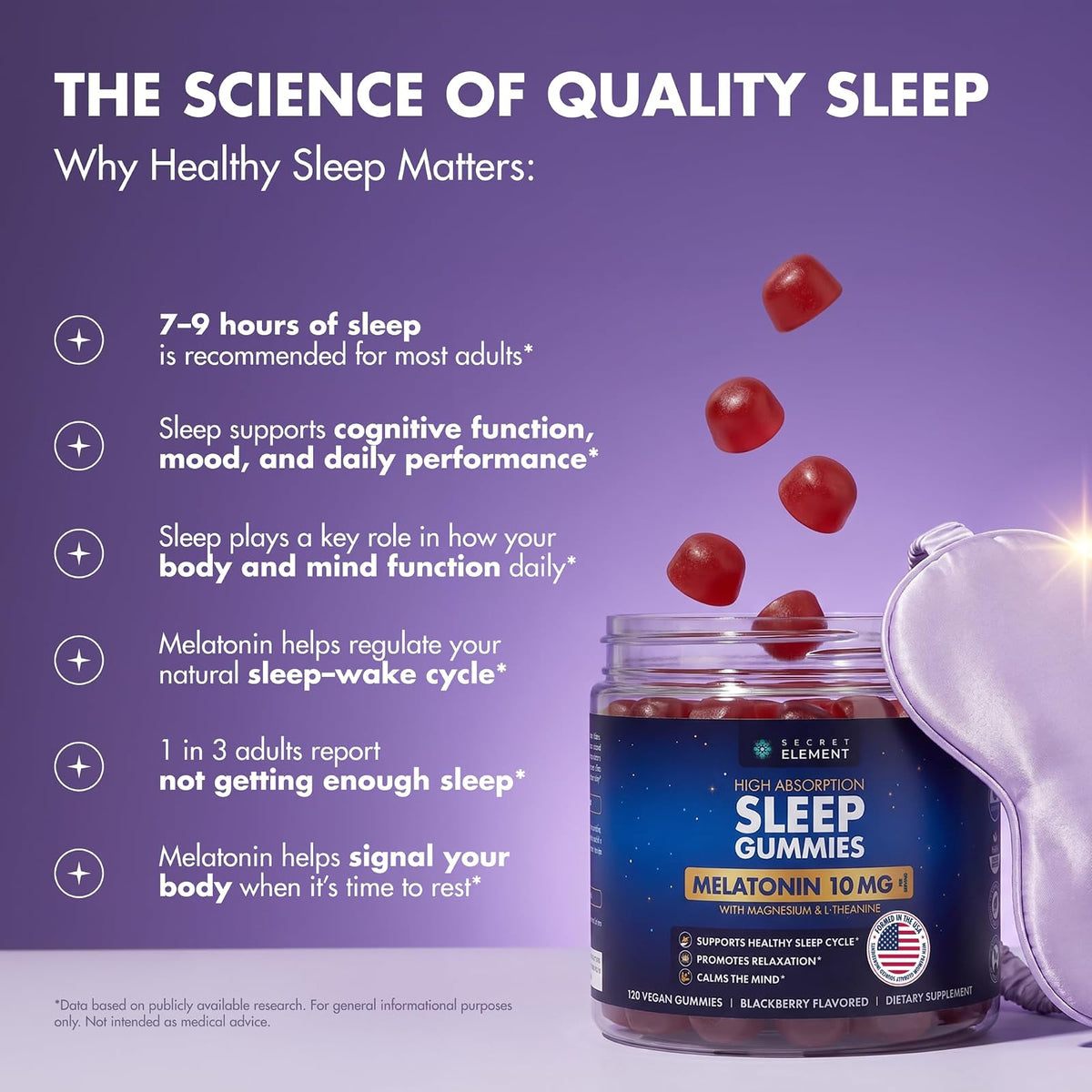 Promote deep sleep with these gummies