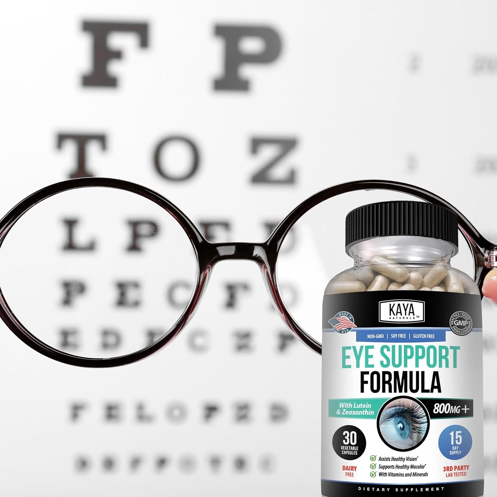Promote eye wellness with supplements