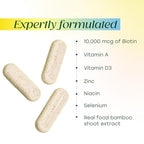 Promote hair vitality with biotin