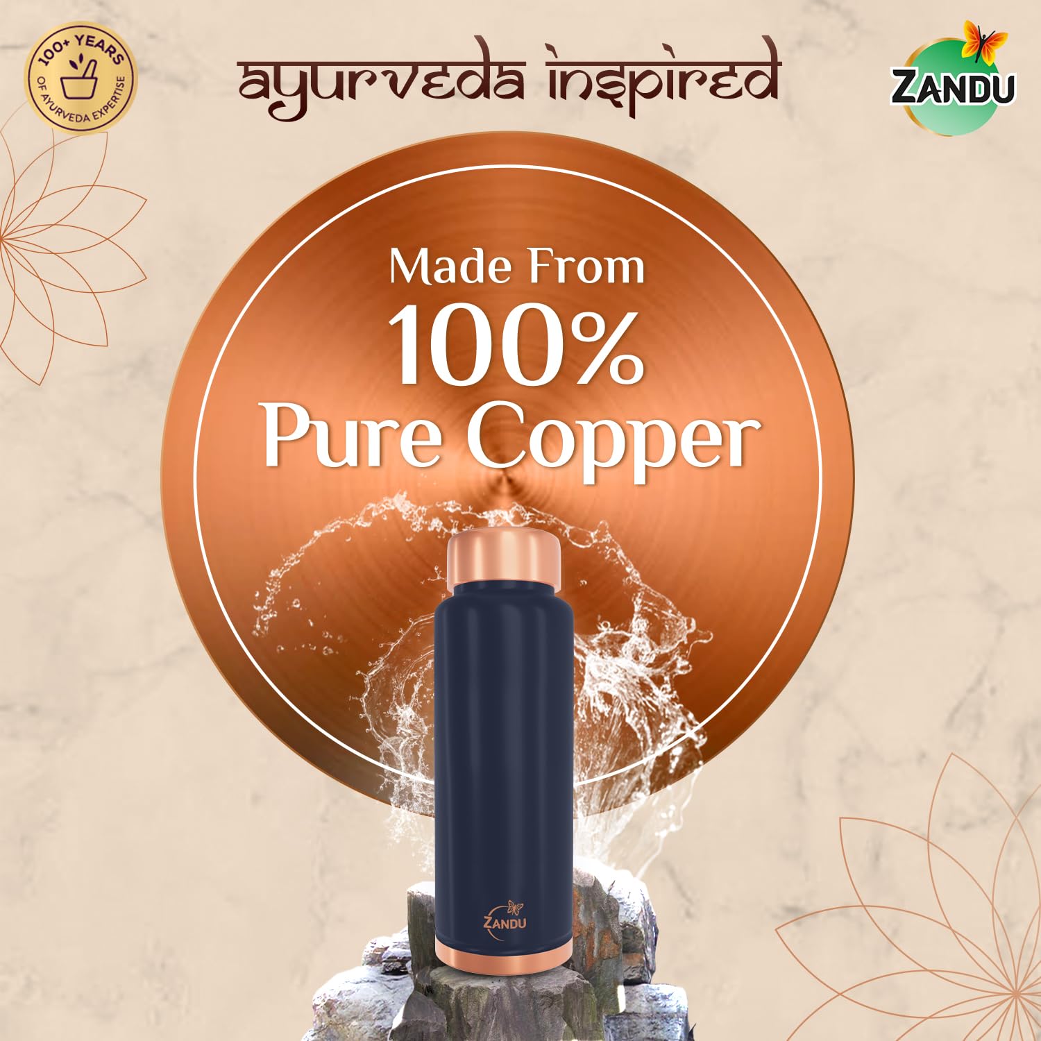promote health with copper bottle