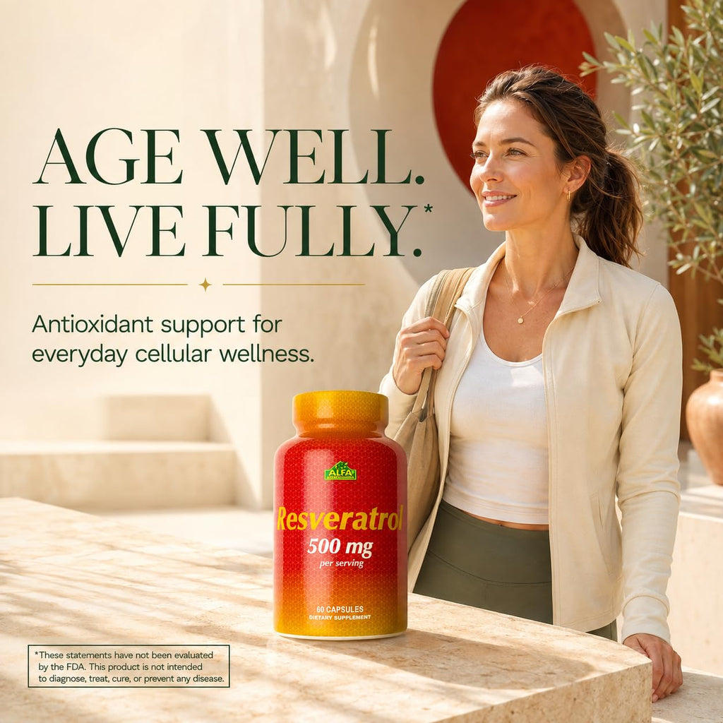Promote healthy aging with Resveratrol