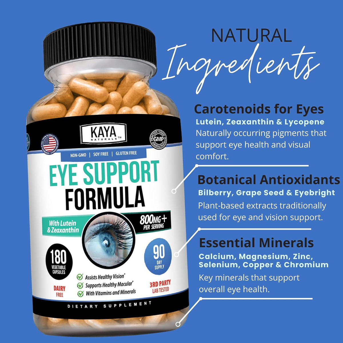 Promote healthy eyesight with vitamins