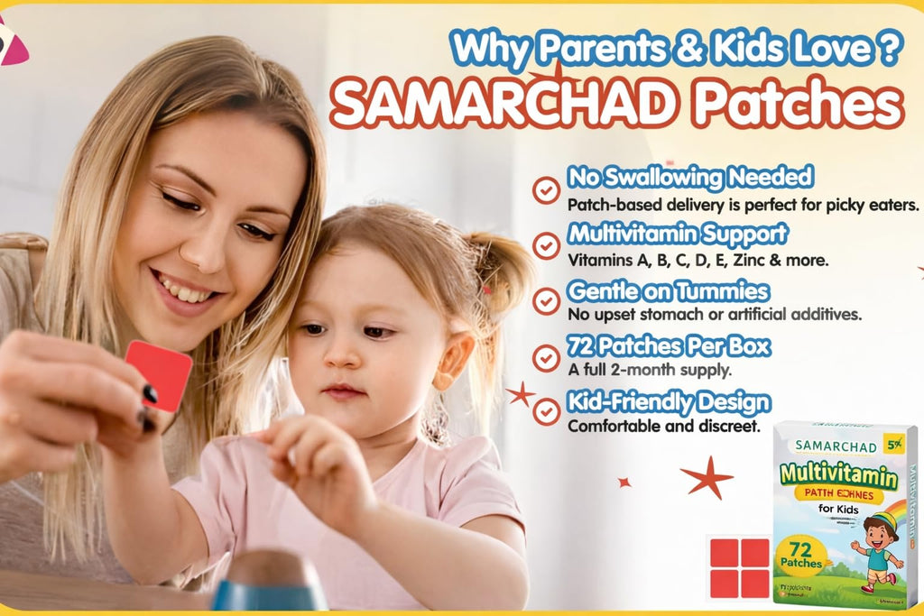 Promote healthy growth with vitamin patches
