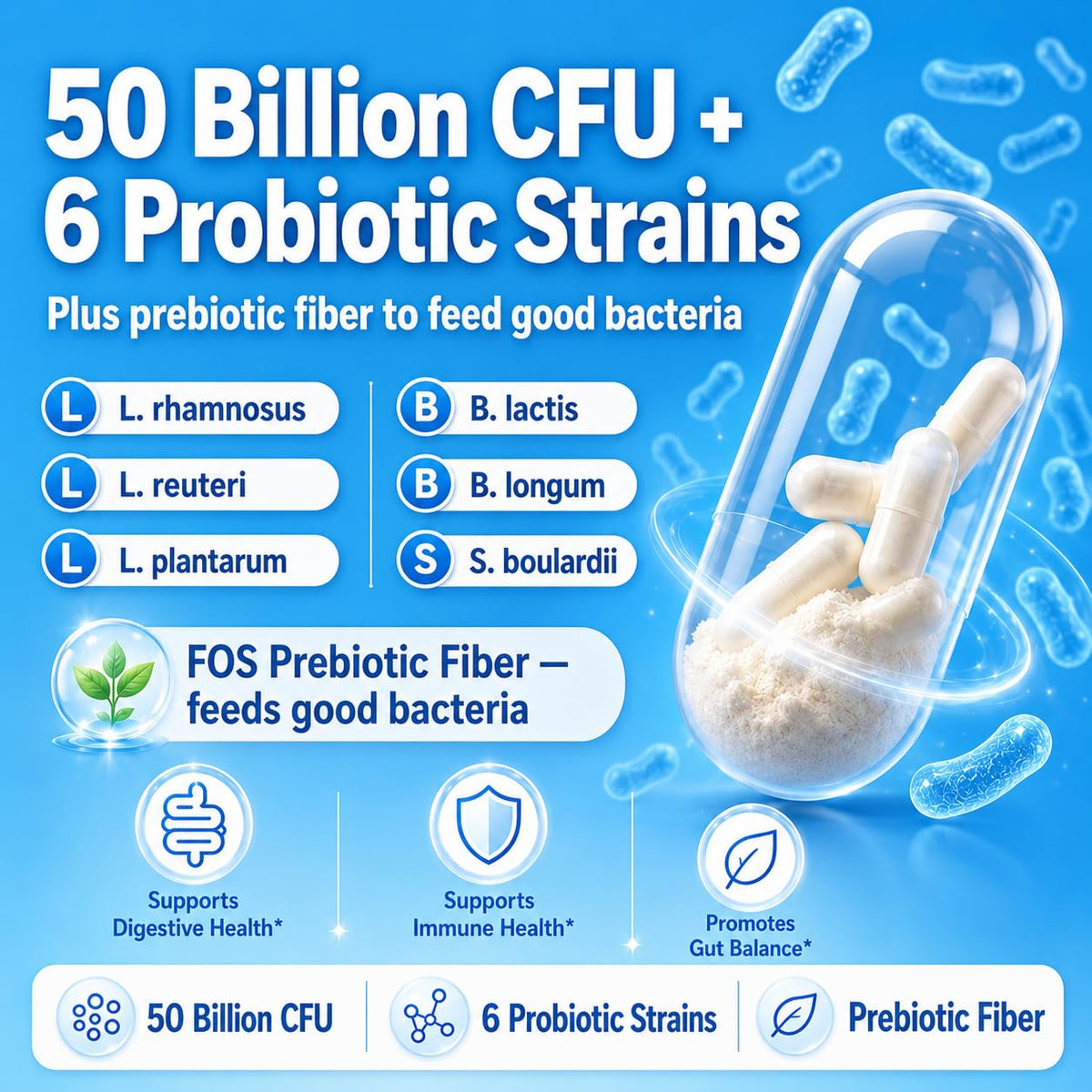 Promote healthy gut flora