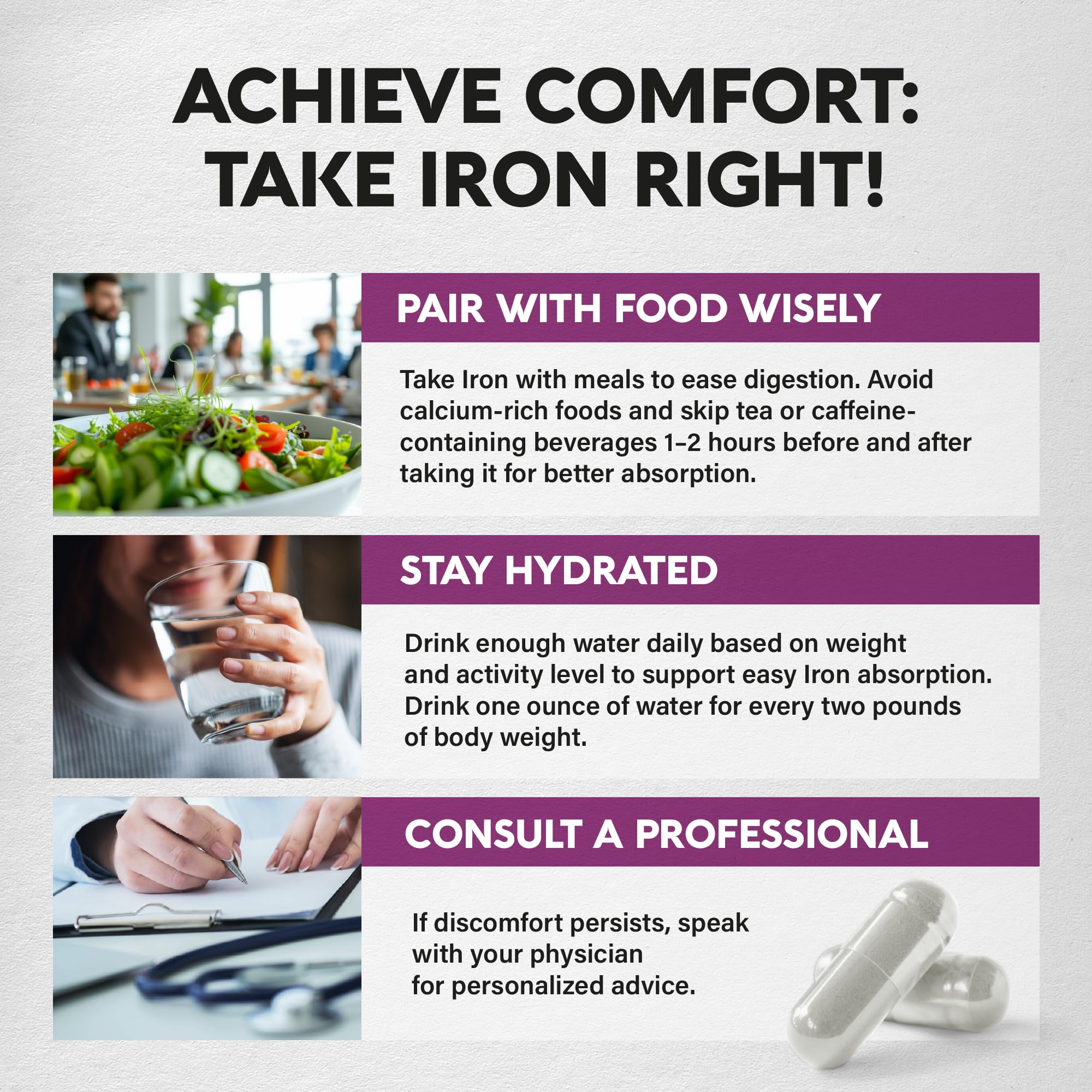 promote healthy iron levels naturally