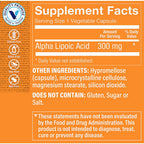 Promote healthy metabolism Alpha Lipoic