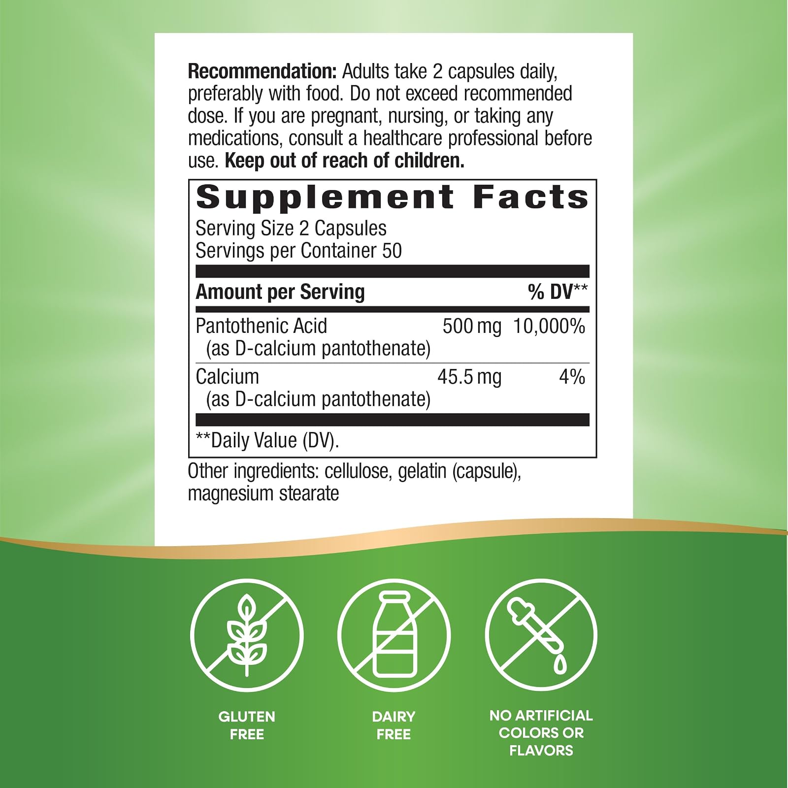 Promote healthy metabolism with B5
