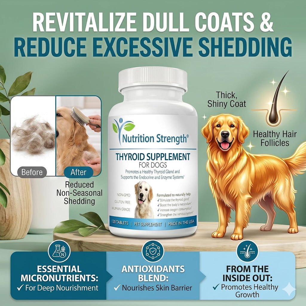 promote healthy thyroid function in dogs