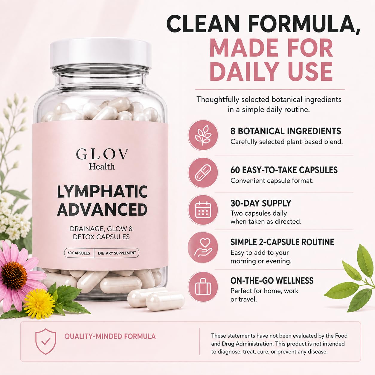 promote lymphatic flow with Glov
