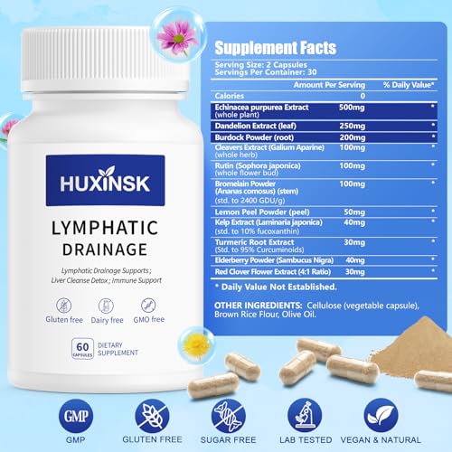 Promote lymphatic health with capsules