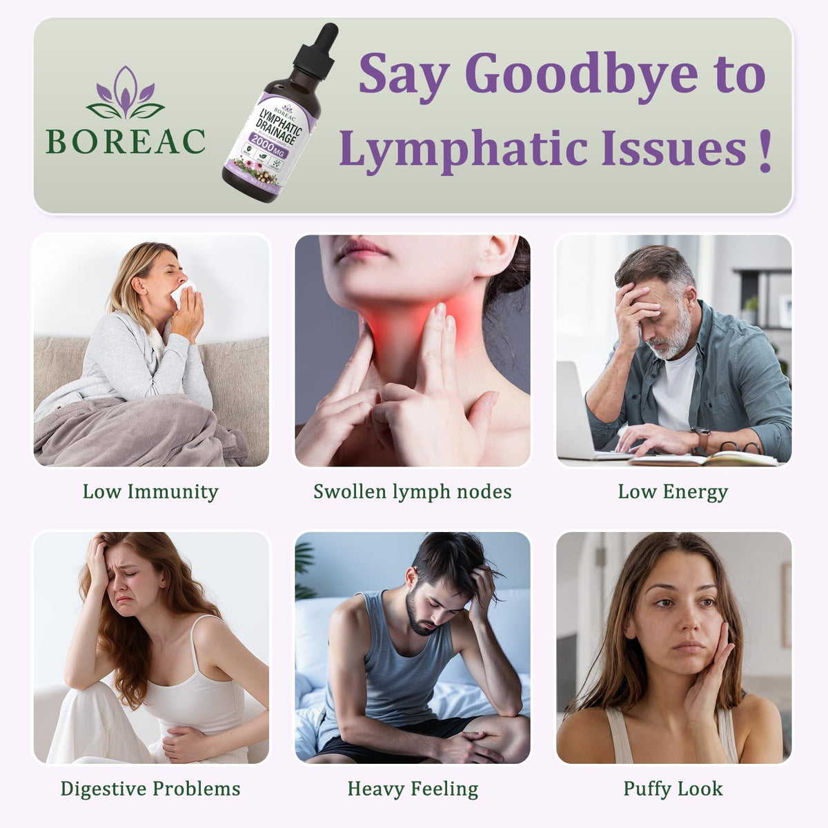 Promote lymphatic health with drops