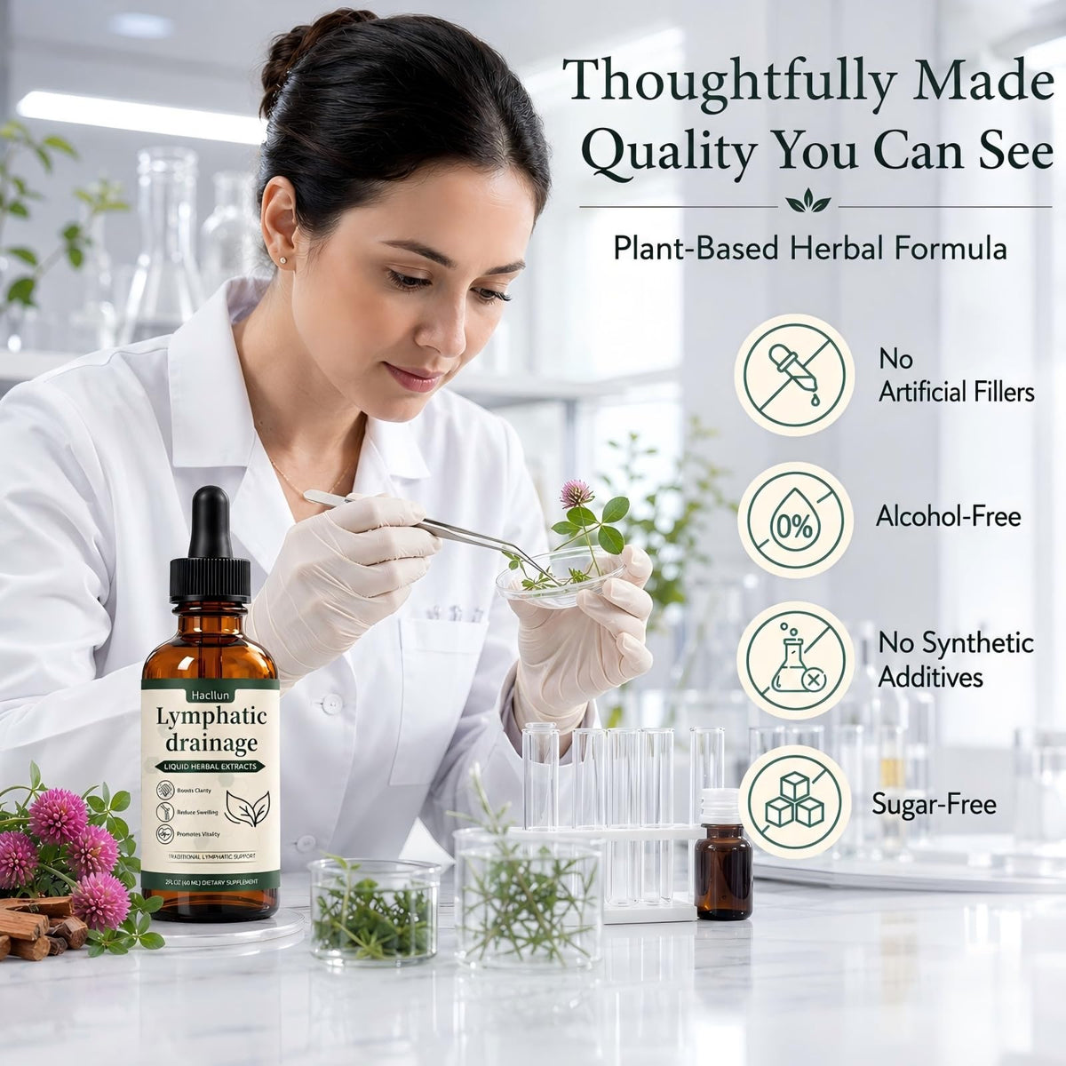 Promote lymphatic health with drops
