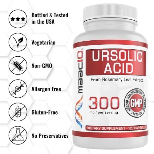 promote muscle growth with Ursolic Acid