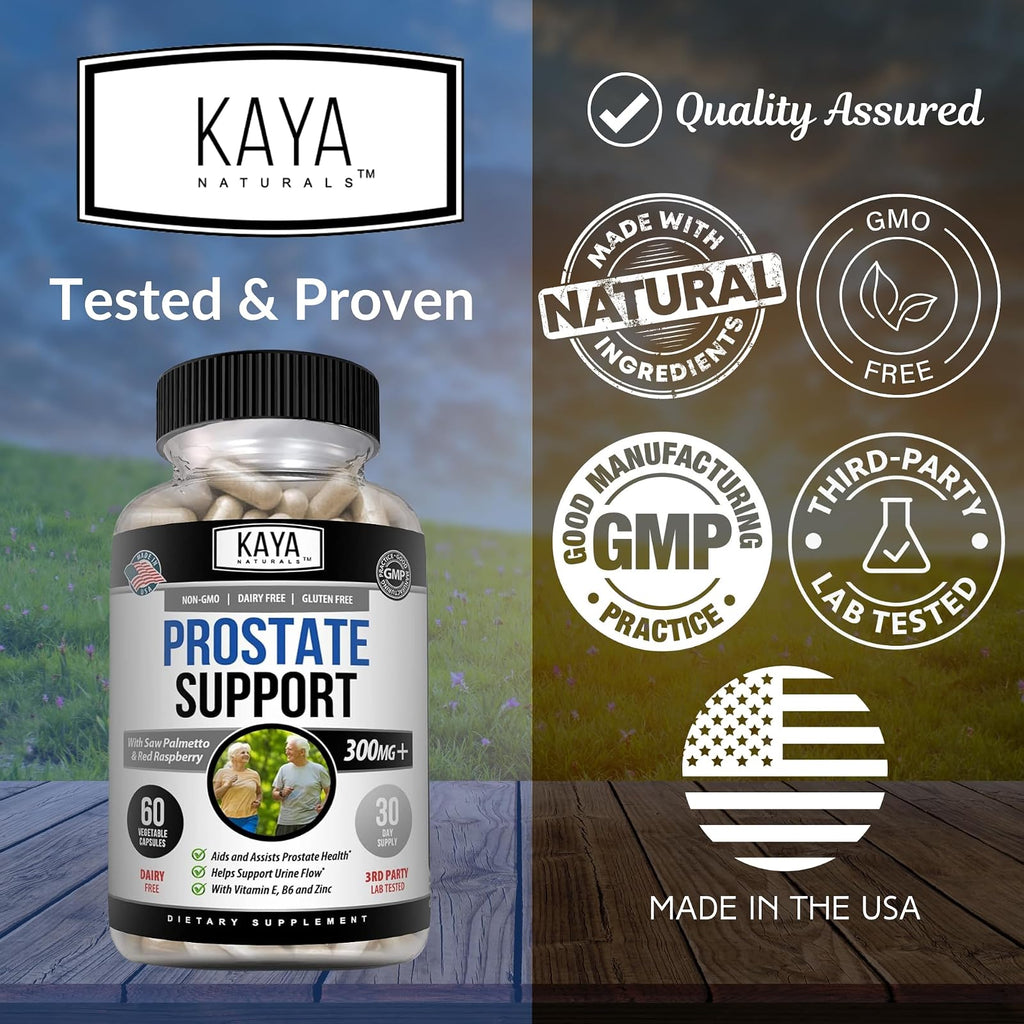 promote prostate wellness with saw palmetto