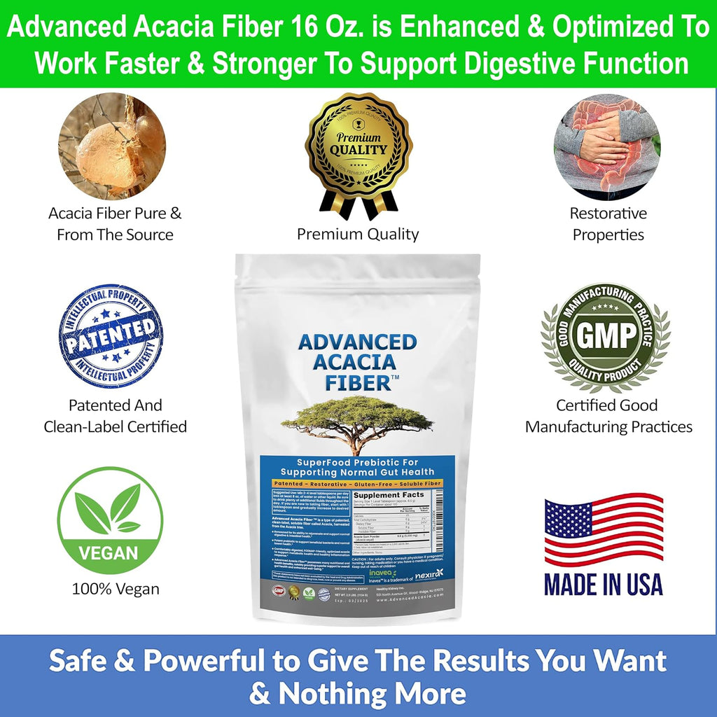 promote regularity with acacia fiber