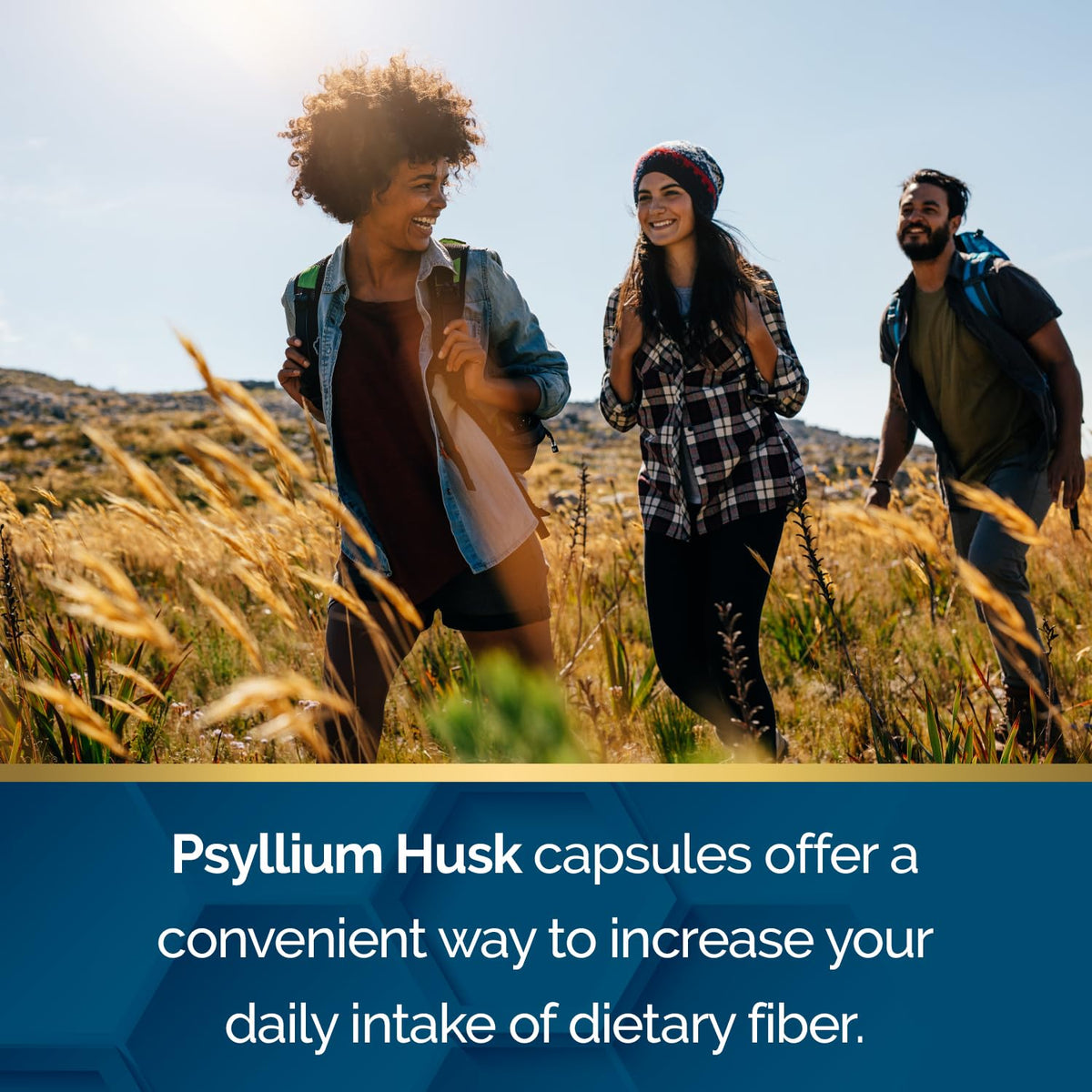 promote regularity with psyllium husk