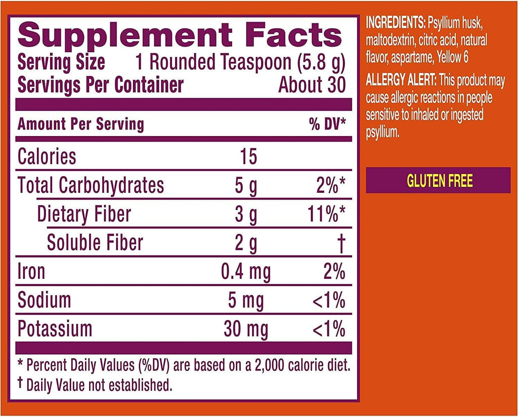 promote regularity with psyllium