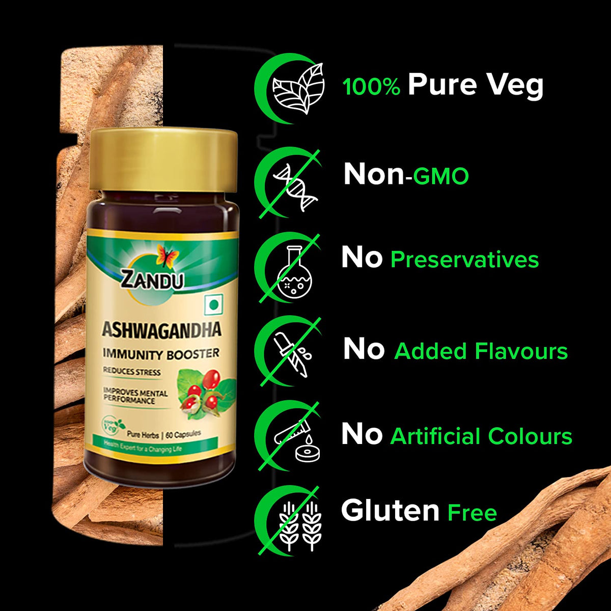 promote relaxation using Ashwagandha capsules