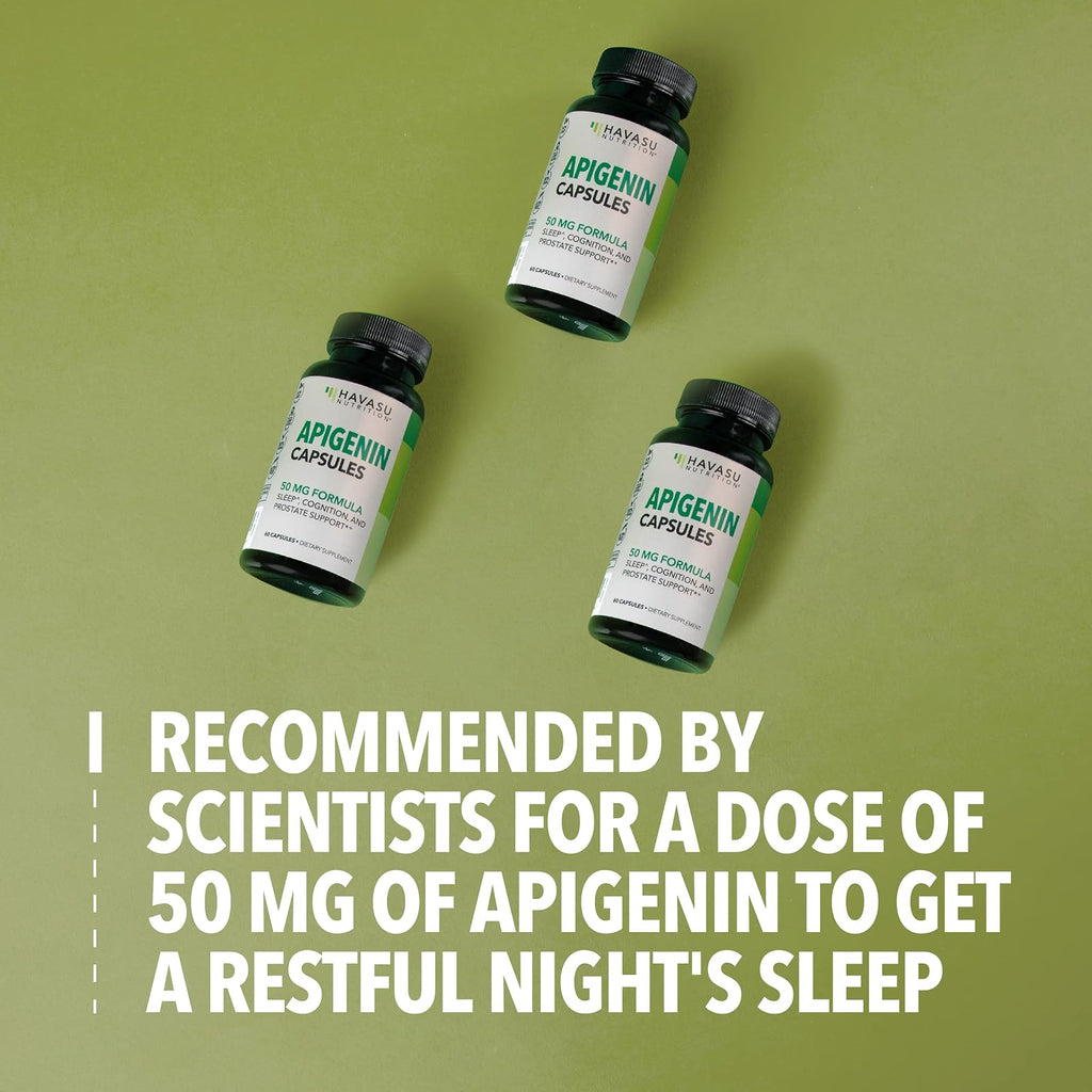promote relaxation with Apigenin capsules