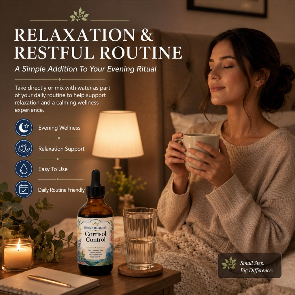 promote relaxation with herbal drops
