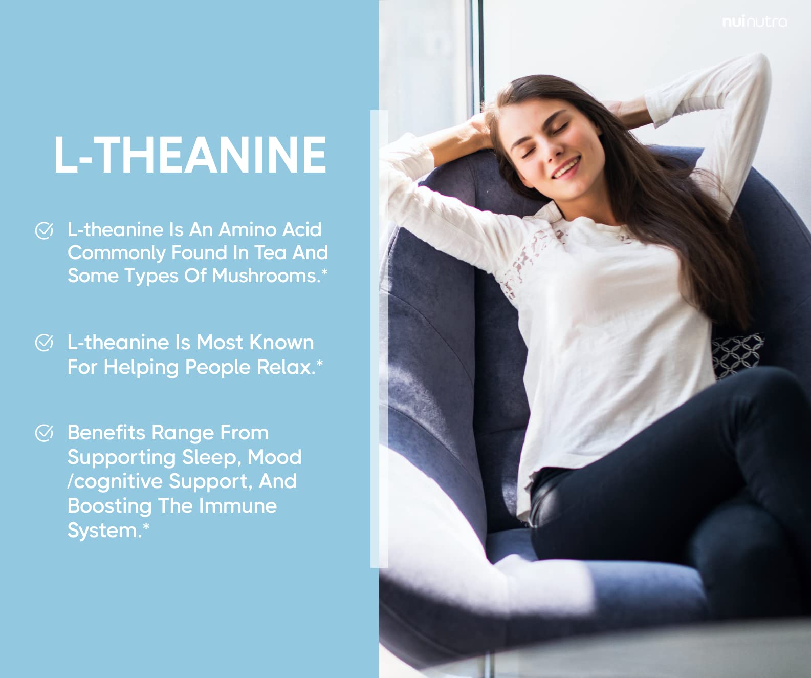 Promote relaxation with L-Theanine