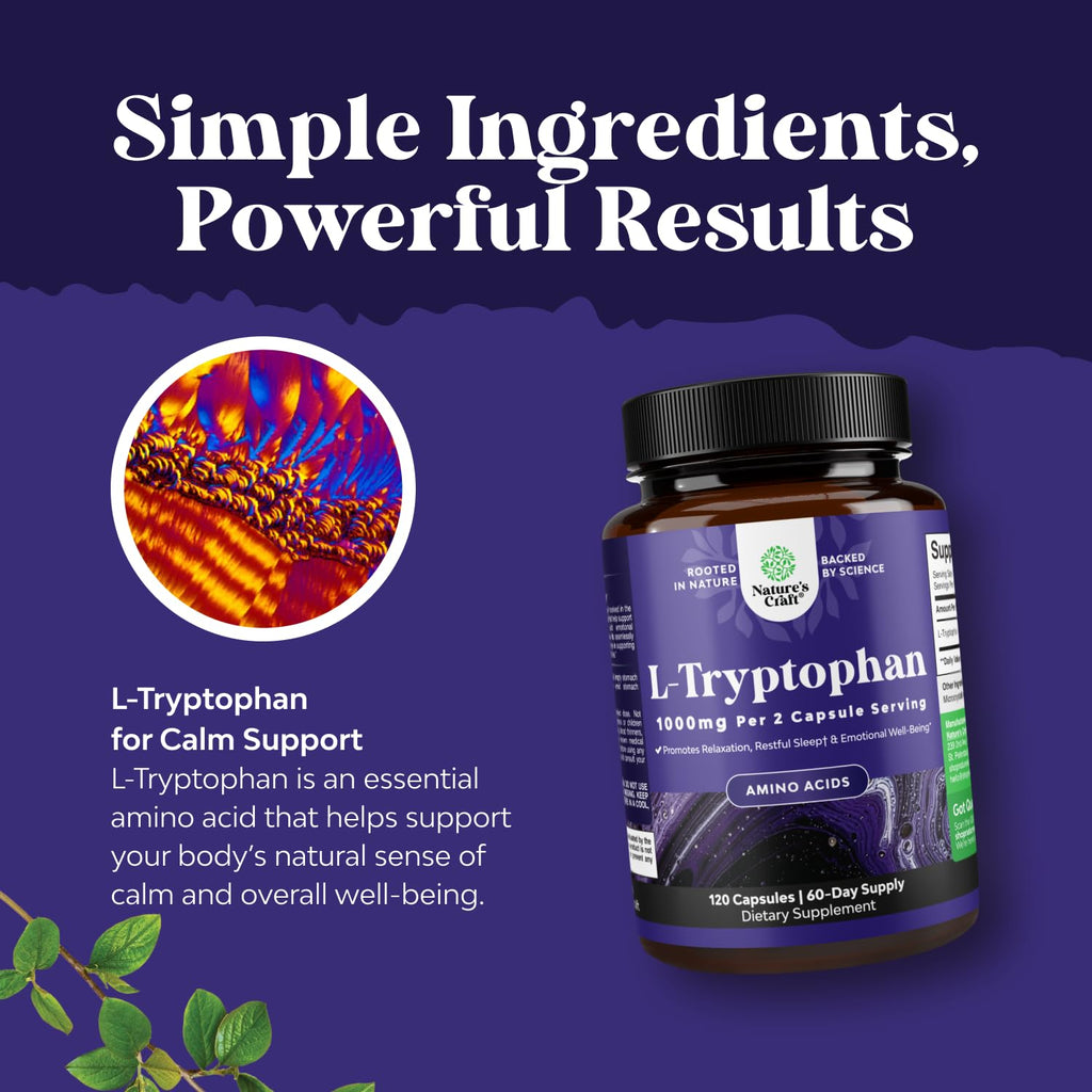promote relaxation with L-Tryptophan