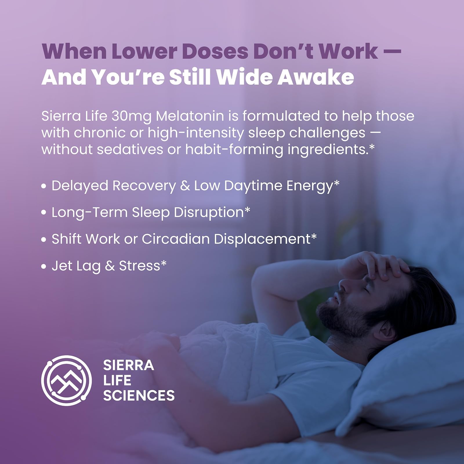 Promote relaxation with melatonin blend