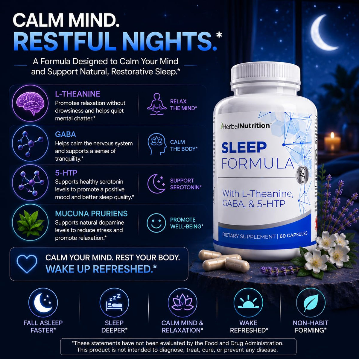 promote relaxation with melatonin
