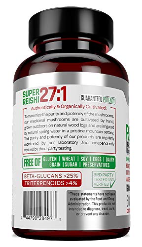 promote relaxation with reishi mushroom capsules