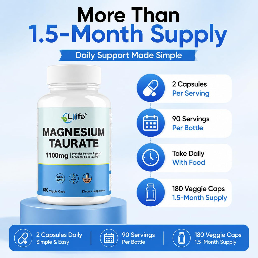 promote restful sleep with magnesium taurate