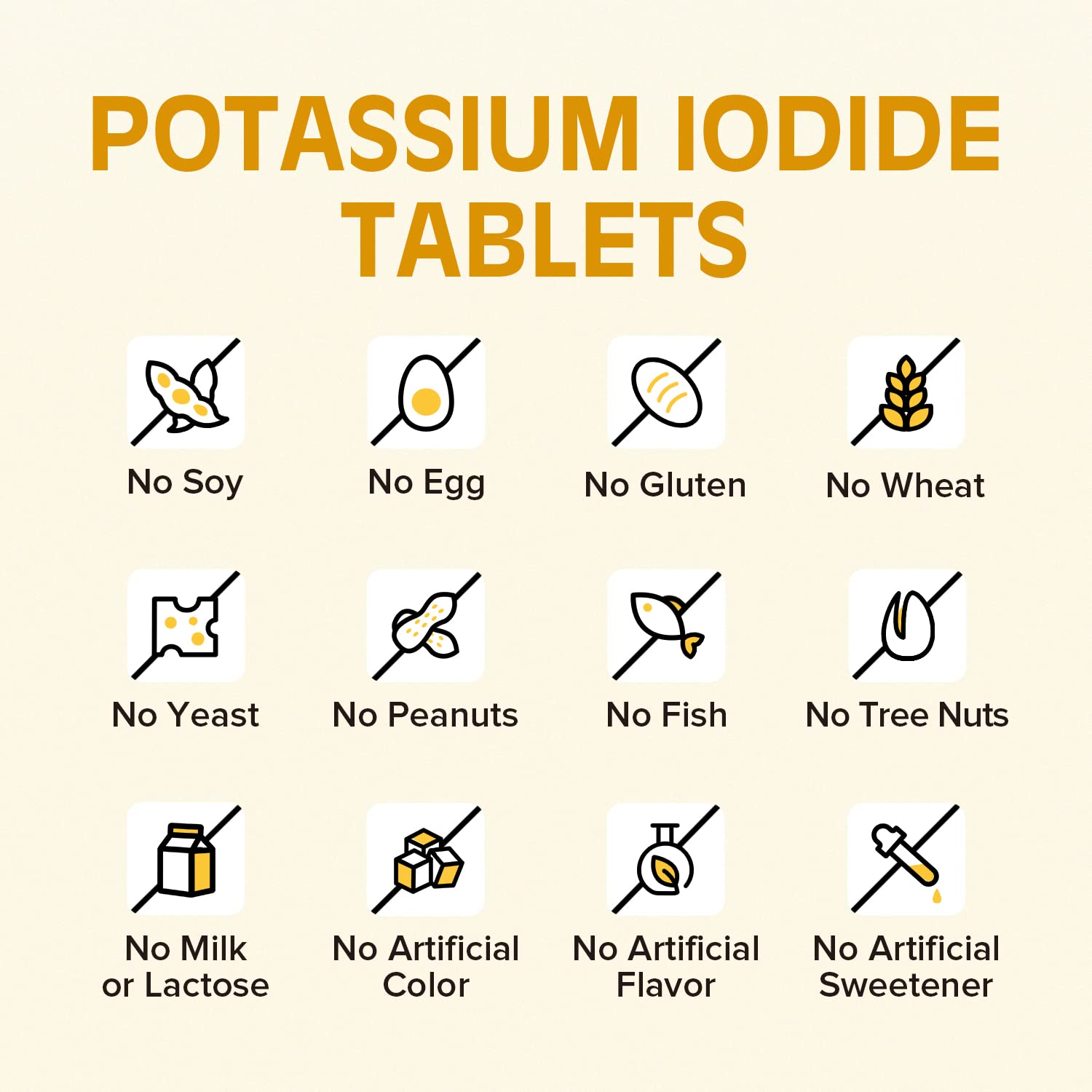 Promote thyroid health with potassium iodide