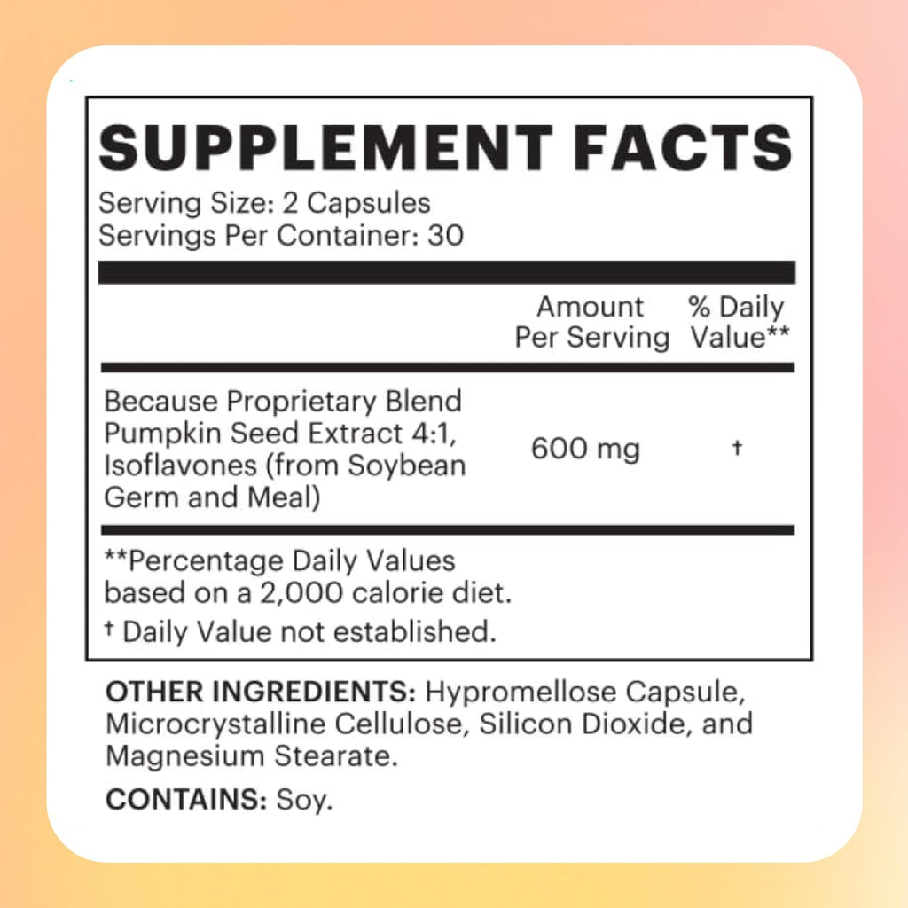 Promote urinary health with pumpkin seed