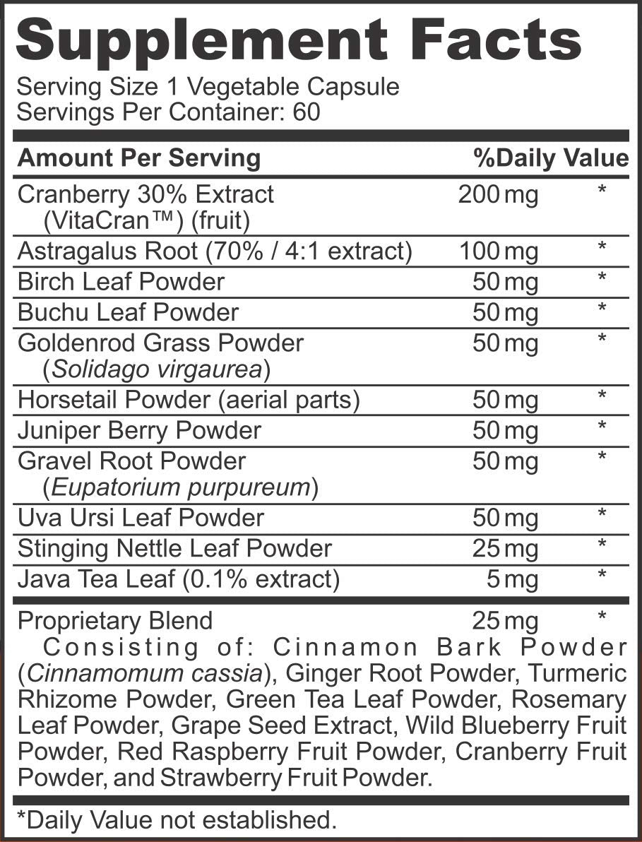 Promote urinary tract health