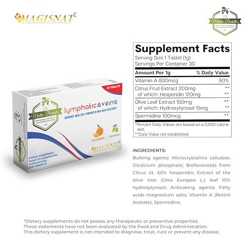promote venous drainage with vitamins and minerals