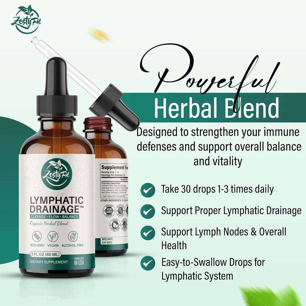 Promote wellness with herbal drops