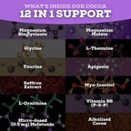 Promotes better sleep with magnesium