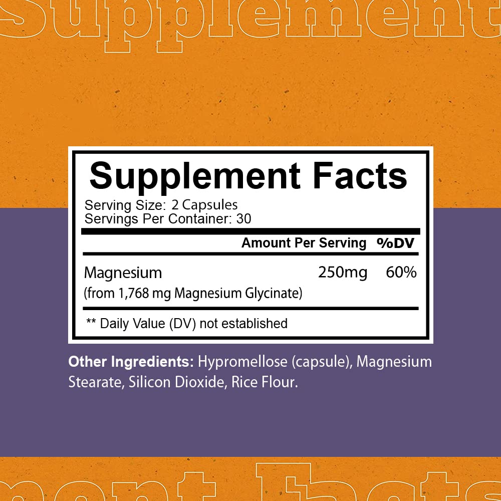 promotes calmness with magnesium glycinate