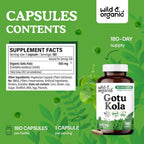 Promotes cognitive function with Gotu Kola